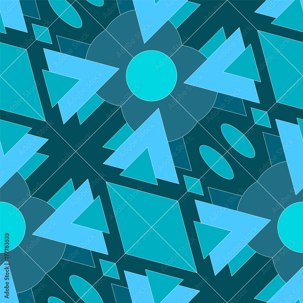 Blue Seamless Repeating Background