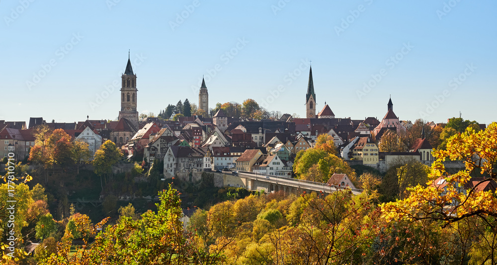 Blick auf die Altstadt von Rottweil Stock-Foto | Adobe Stock