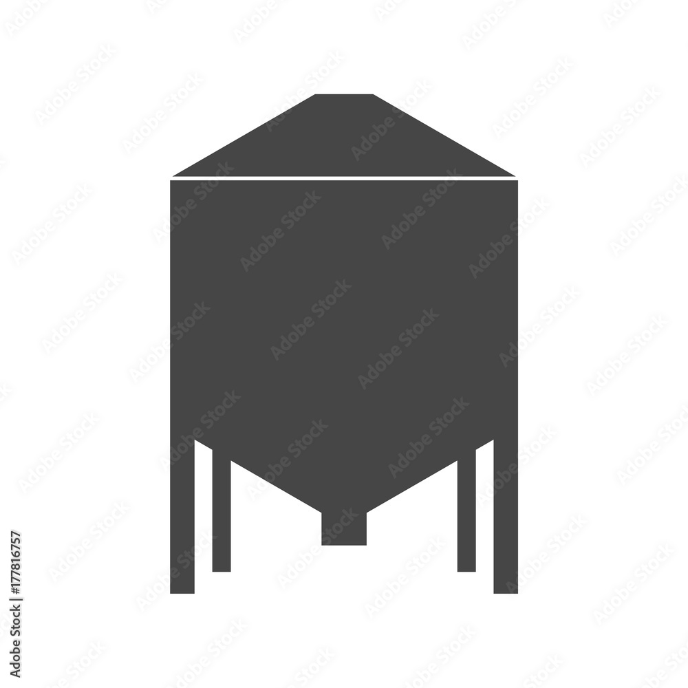 Silos storage icon Stock Vector | Adobe Stock