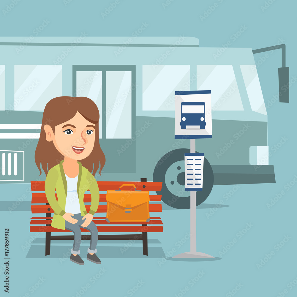 Bus Stop Bench Clipart