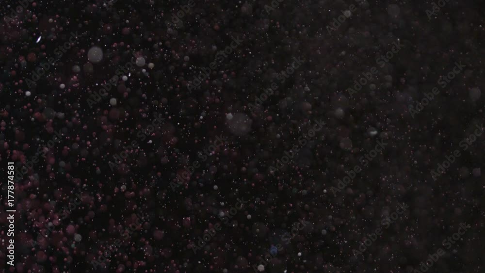 Realistic Glitter Exploding on Black Background. These clips are ...