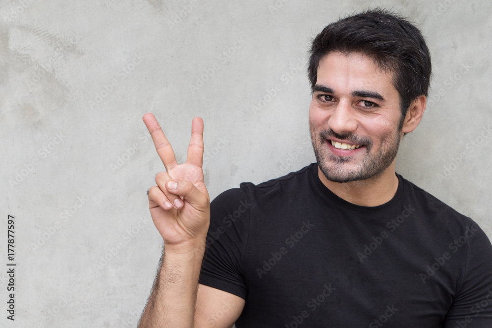 Two Fingers Pointing Up