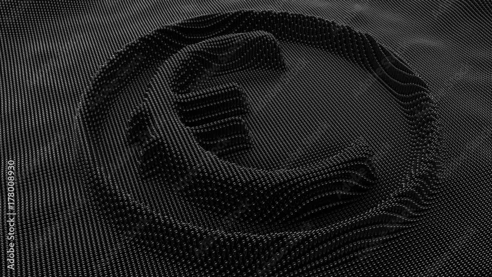 Video Stock Bitcoin BTC symbol on metal pin art board switching to Euro ...