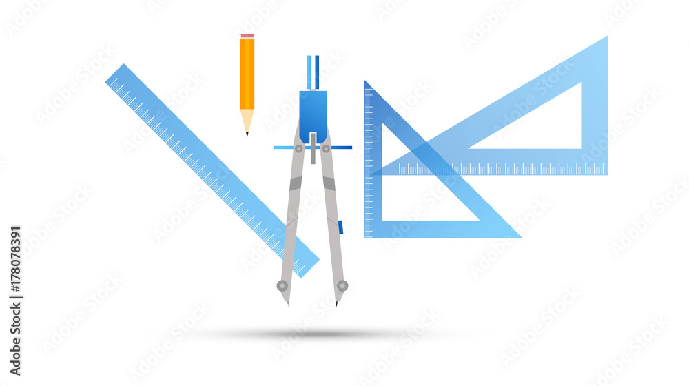 disegno, geometria, geometra, arte Stock Vector | Adobe Stock