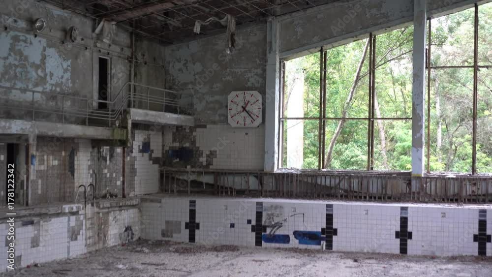 Chernobyl zone, Ukraine - 18th of June 2017: Visit to Pripyat Ghost ...