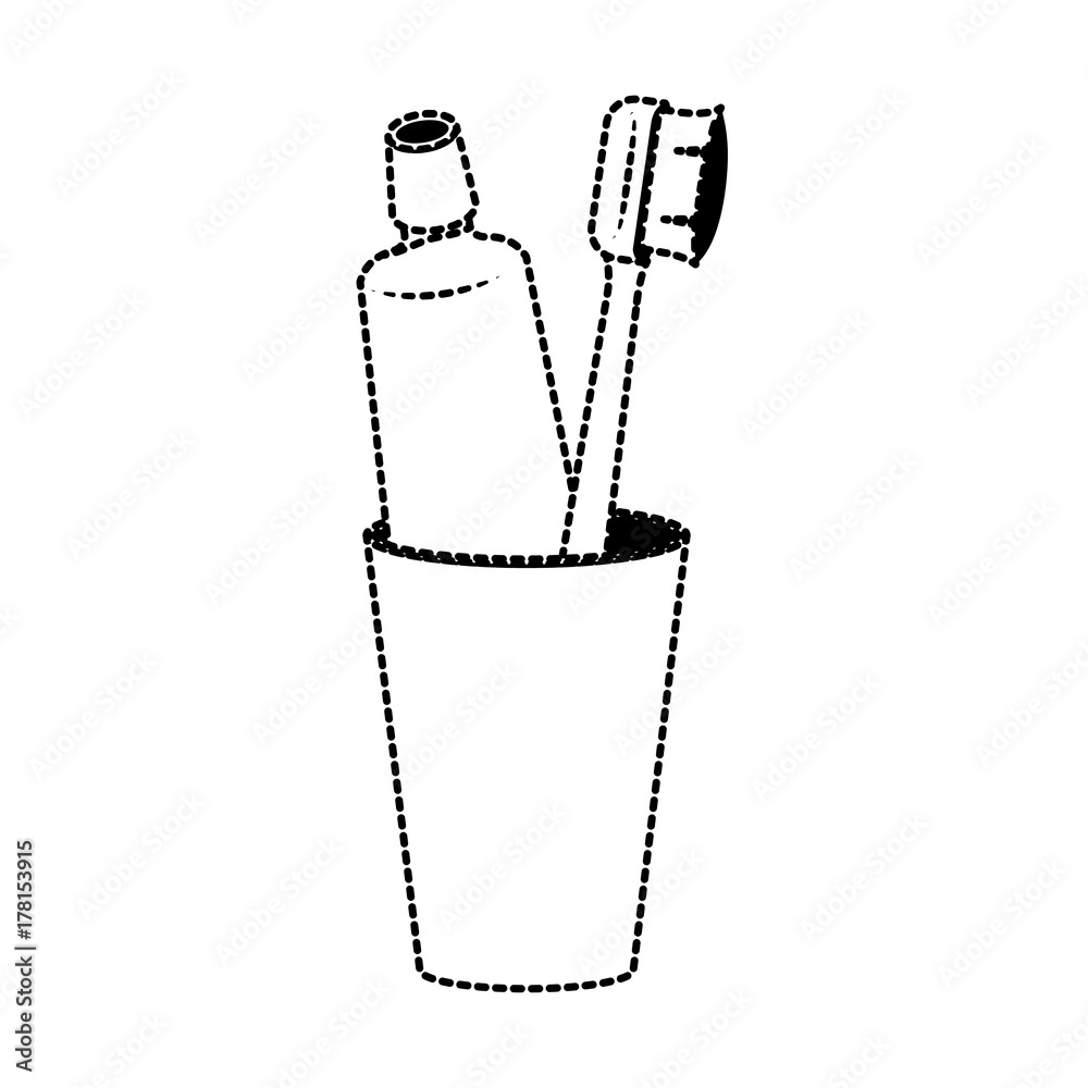 Toothpaste Silhouette