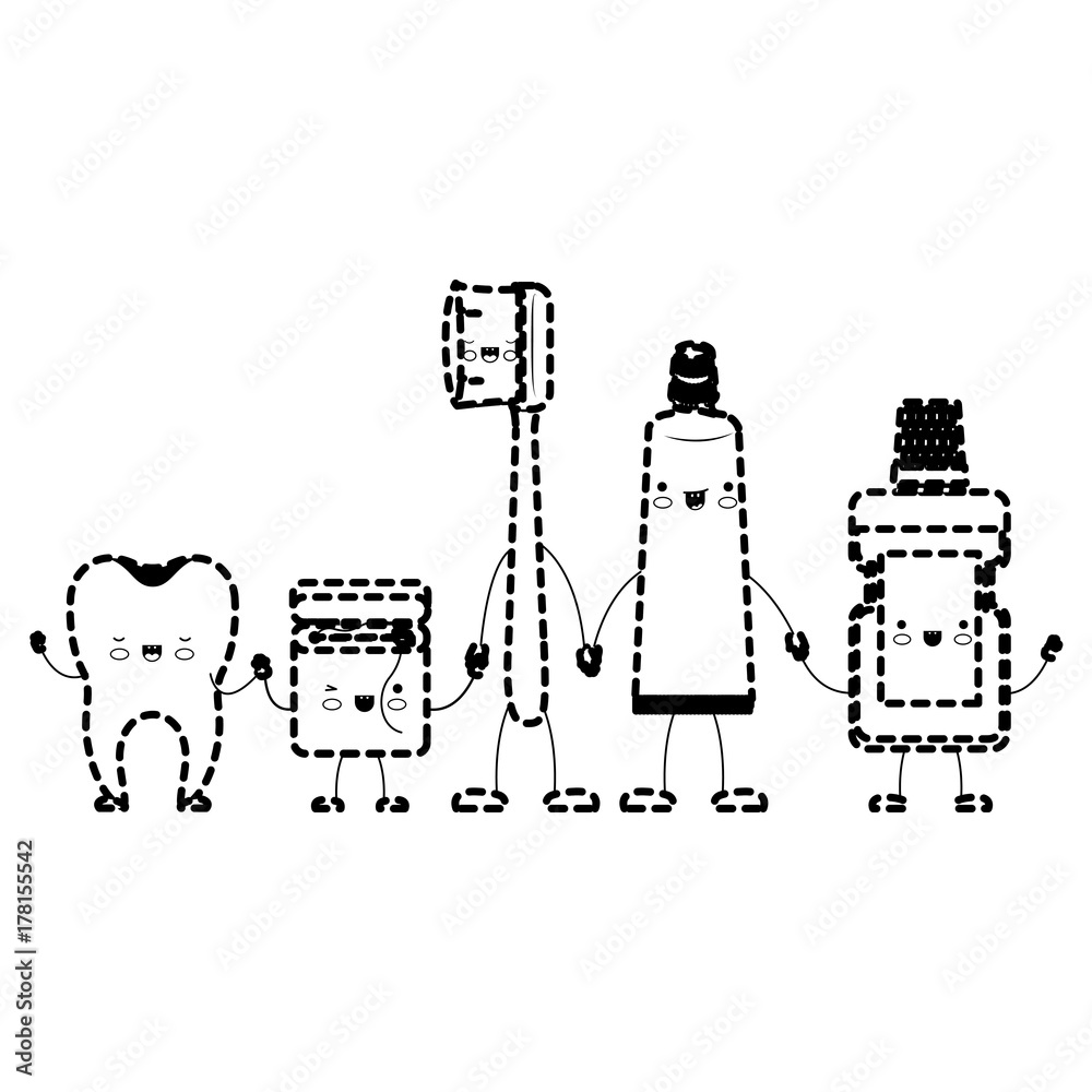 Toothpaste Silhouette