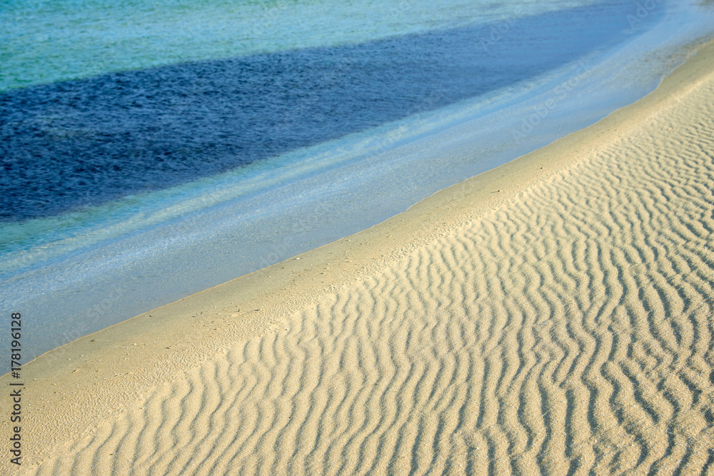 Sands on the beach A beach is a landform along a body of water. It ...