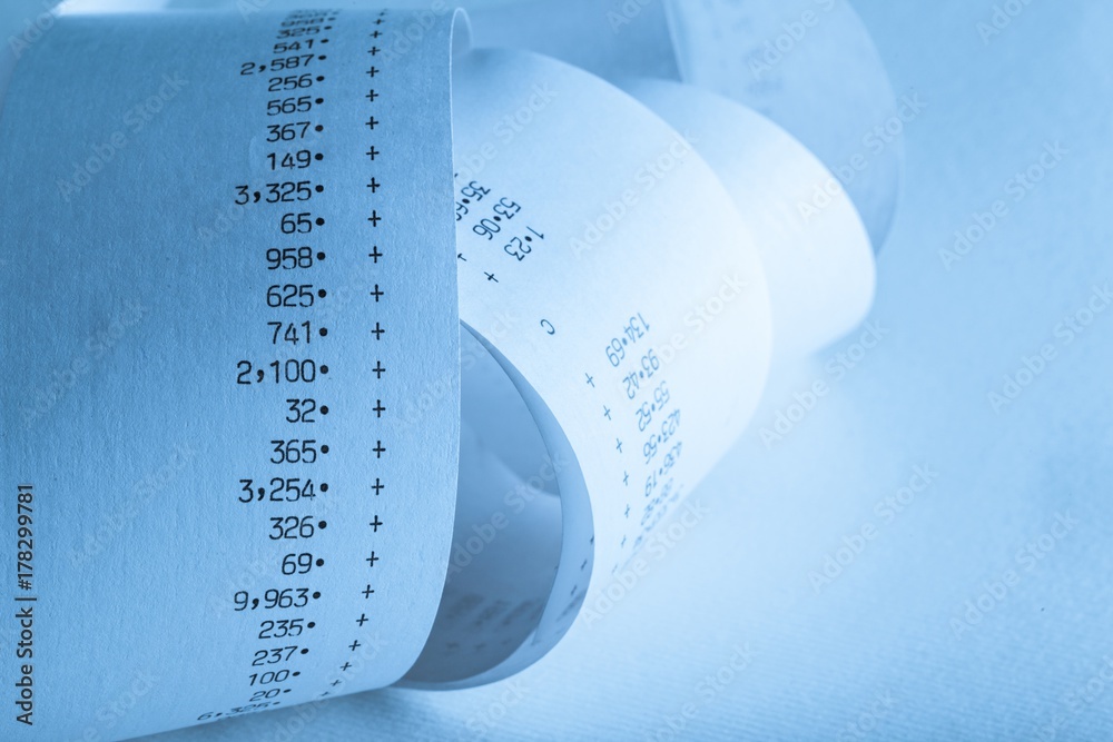 Receipt. Stock Photo | Adobe Stock