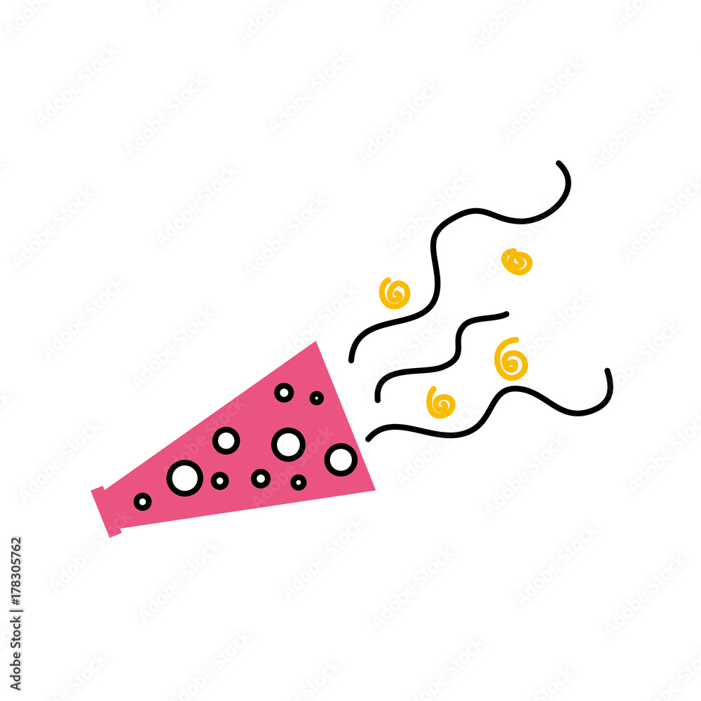 Birthday Horn Blower Clip Art