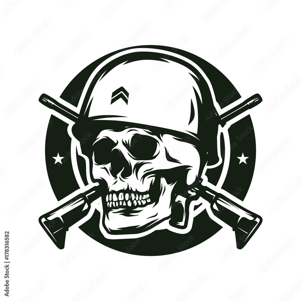 Army Skull Designs