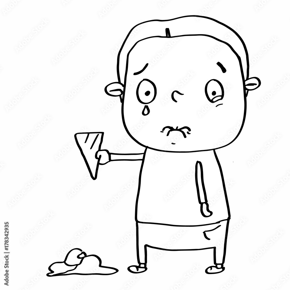 Fall Down Clipart Black And White