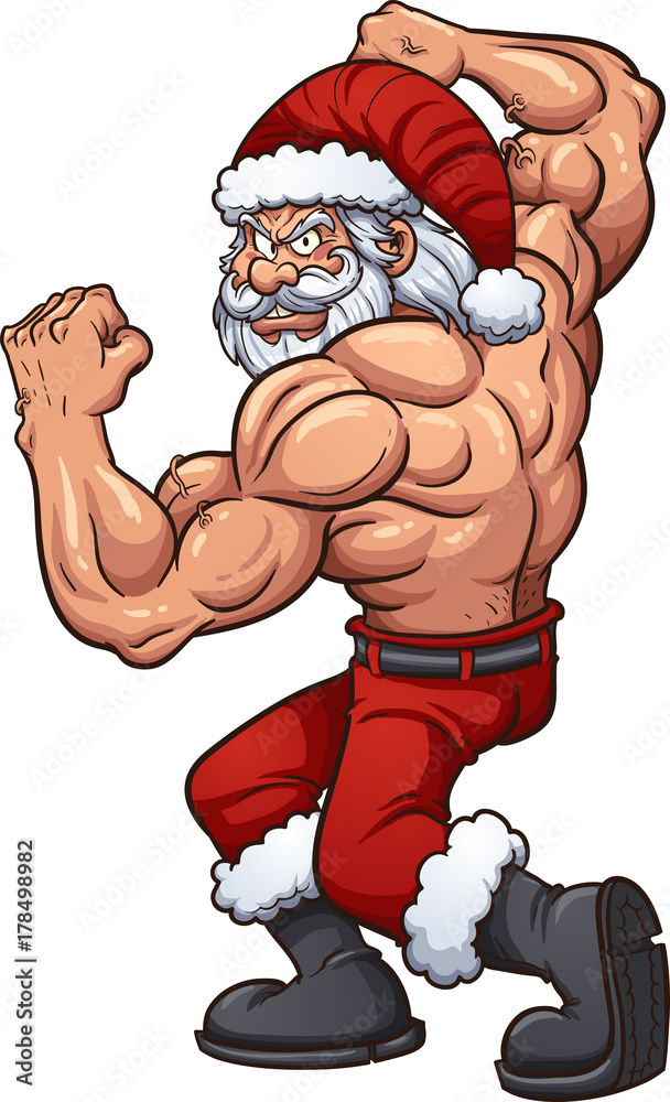Muscle Santa