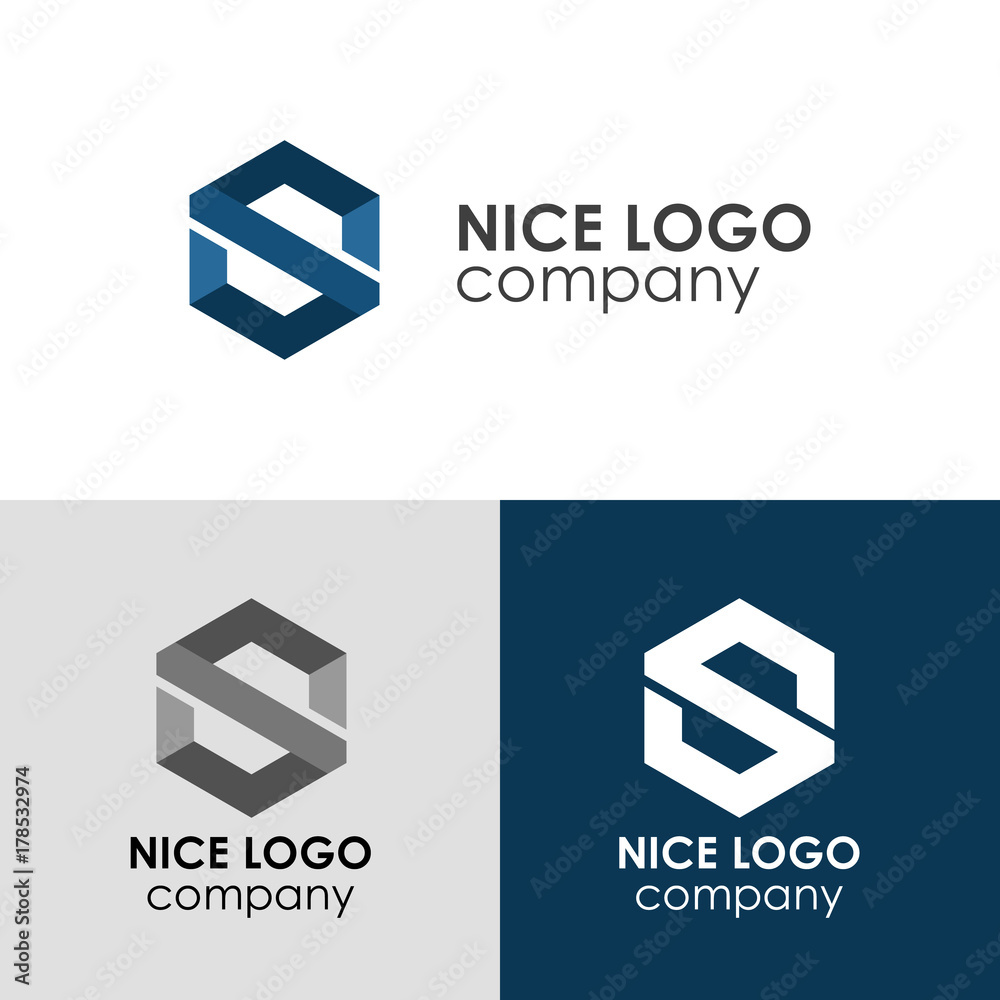 Abstract Letter Logo Template S Stock Vector | Adobe Stock