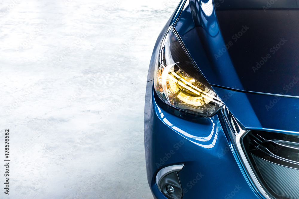 Led headlight car blue color for customers. Using wallpaper or ...