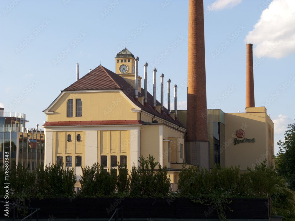 Pilsner Urquell factory, Plzen, Czech Republic Stock Photo | Adobe Stock