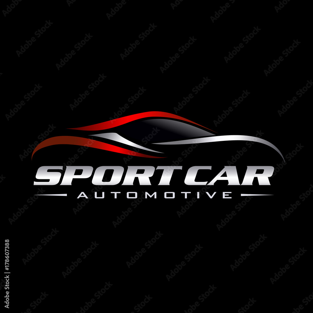 Elegant clean and simple car logo design template vector Stock Vector ...