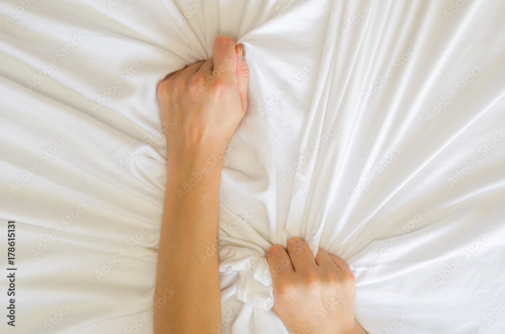 Ótimo Conceito De Prazer Sexual Orgasmo Close Em Mãos De Mulher