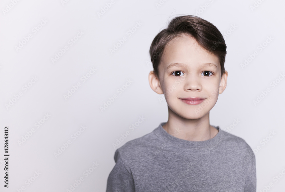 Brunette Boy Child