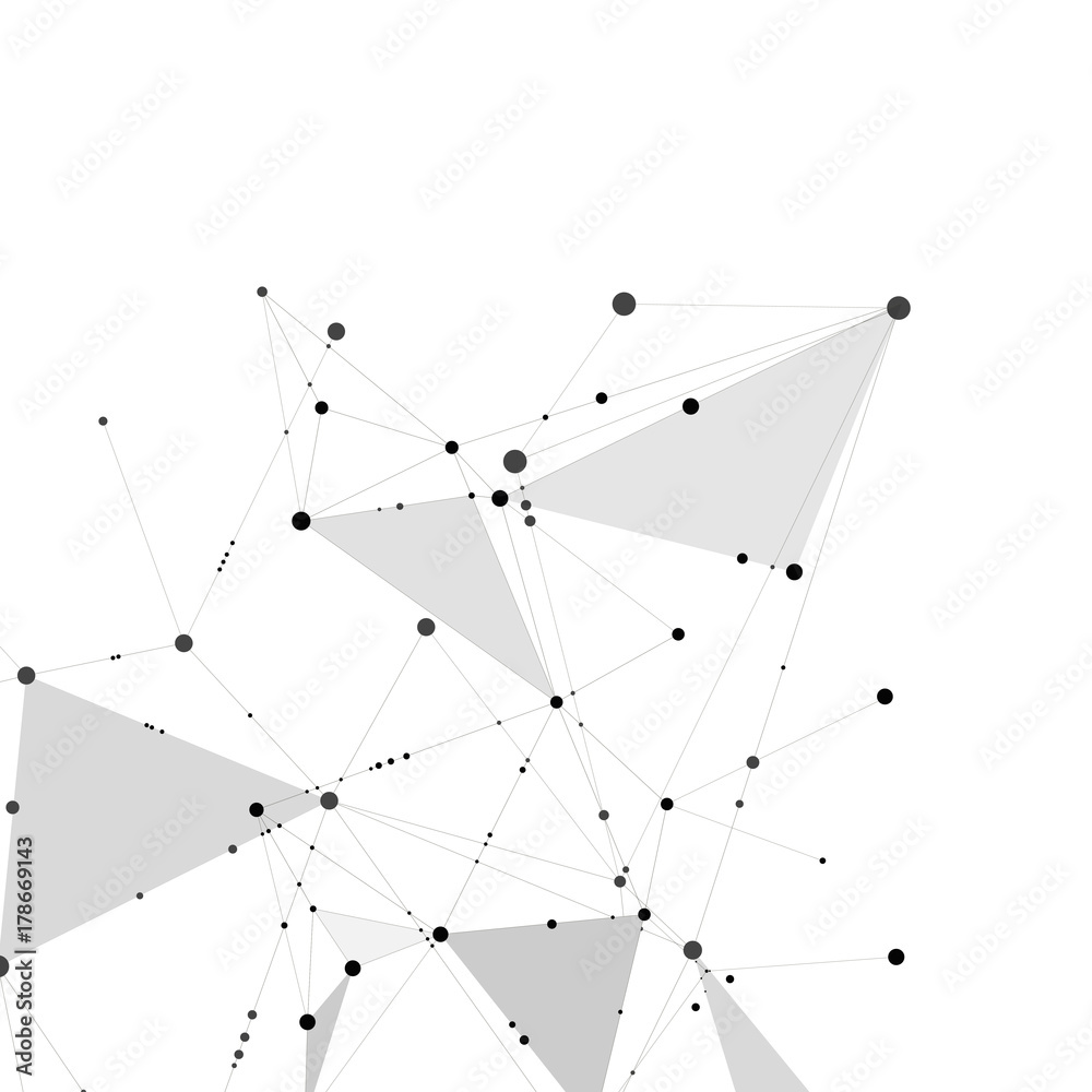 Internet connection geometric shapes. Vector graphic design Stock ...