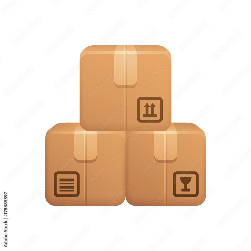 Stacked Boxes - Novo Icons. A professional, pixel-aligned icon designed ...
