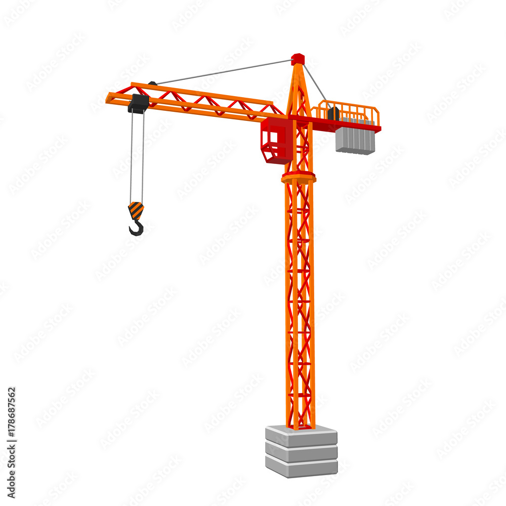 Tower Crane Vector
