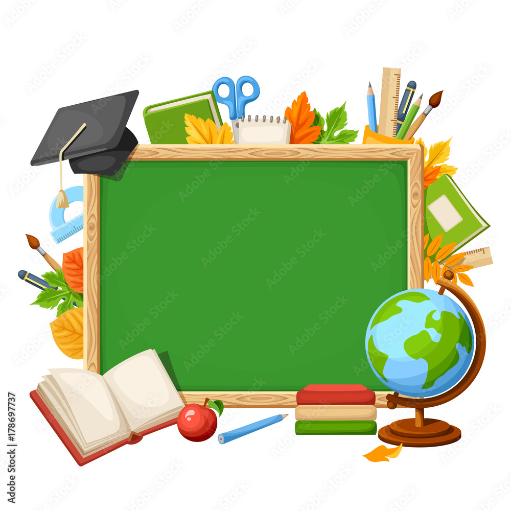 Green School Folder Clip Art