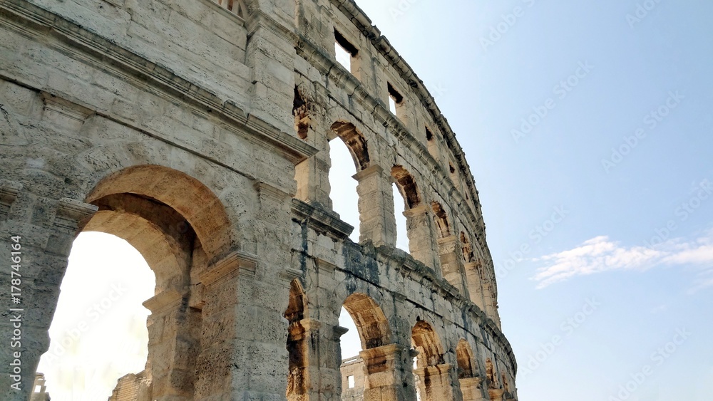 Croatie Amphithéâtre romain de Pula Istrie Auguste Vespasien Arena ...