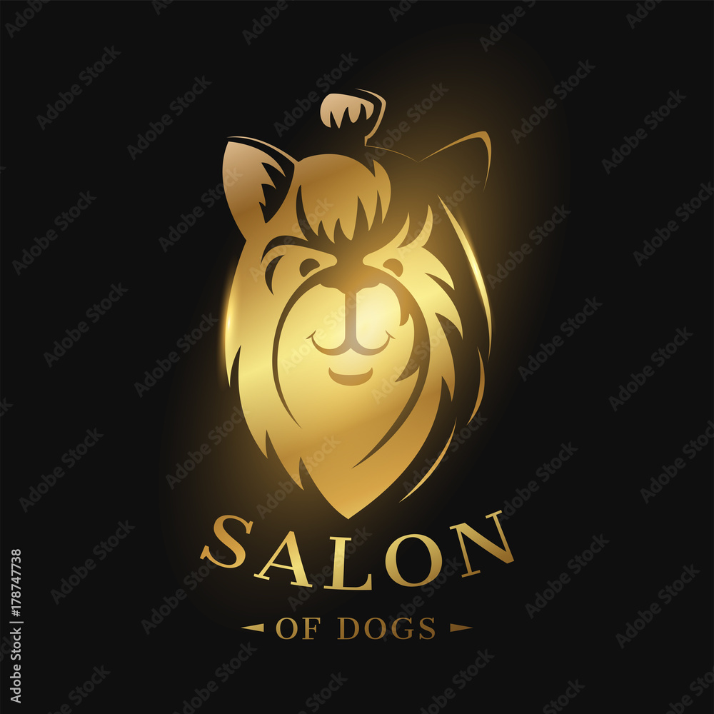 Logo of the dog. Icon template Stock Vector | Adobe Stock