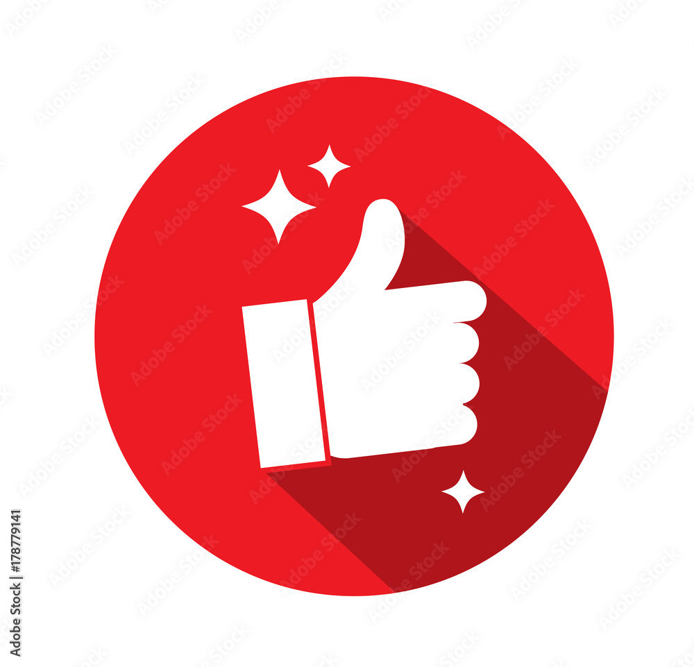 Creative Like Button Vector Stock Vector | Adobe Stock