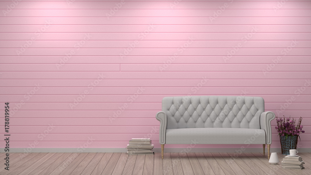 Simple Living Room Background