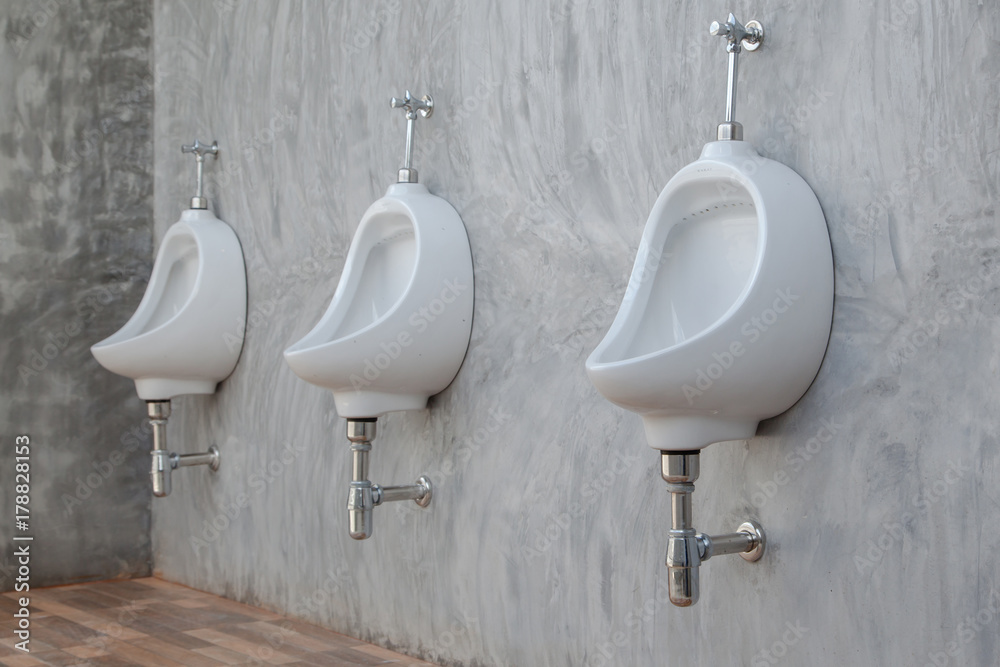 Three Urinals