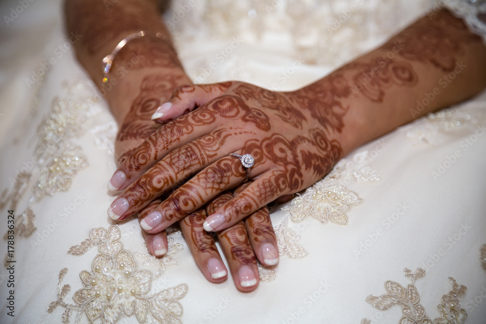 Henna Hands Stock Photo | Adobe Stock
