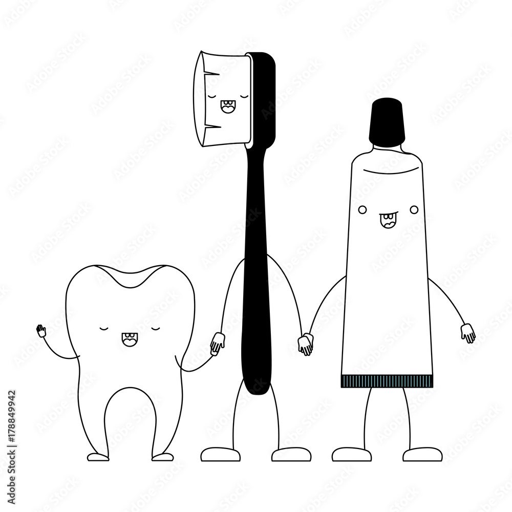 Toothpaste Silhouette