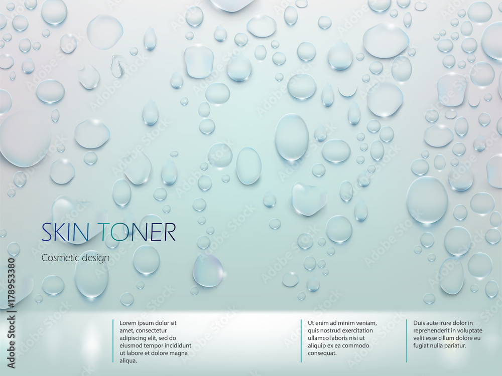 Advertising poster for the promotion of moisturizing premium product ...