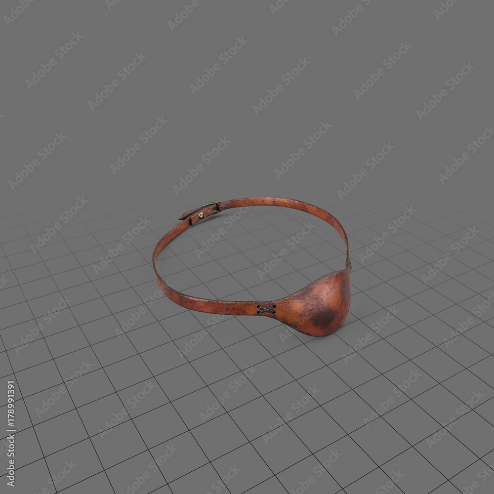 Antique eye patch Stock 3D アセット | Adobe Stock