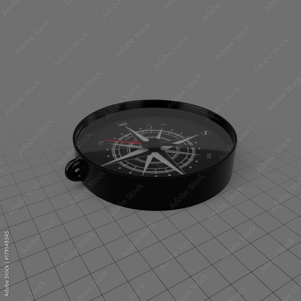 Toy compass Stock 3D asset | Adobe Stock