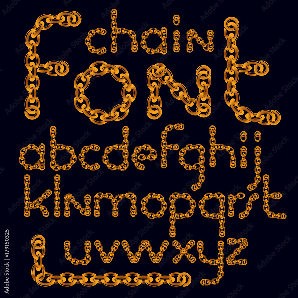 Vector English alphabet letters collection. Lower case decorative font ...