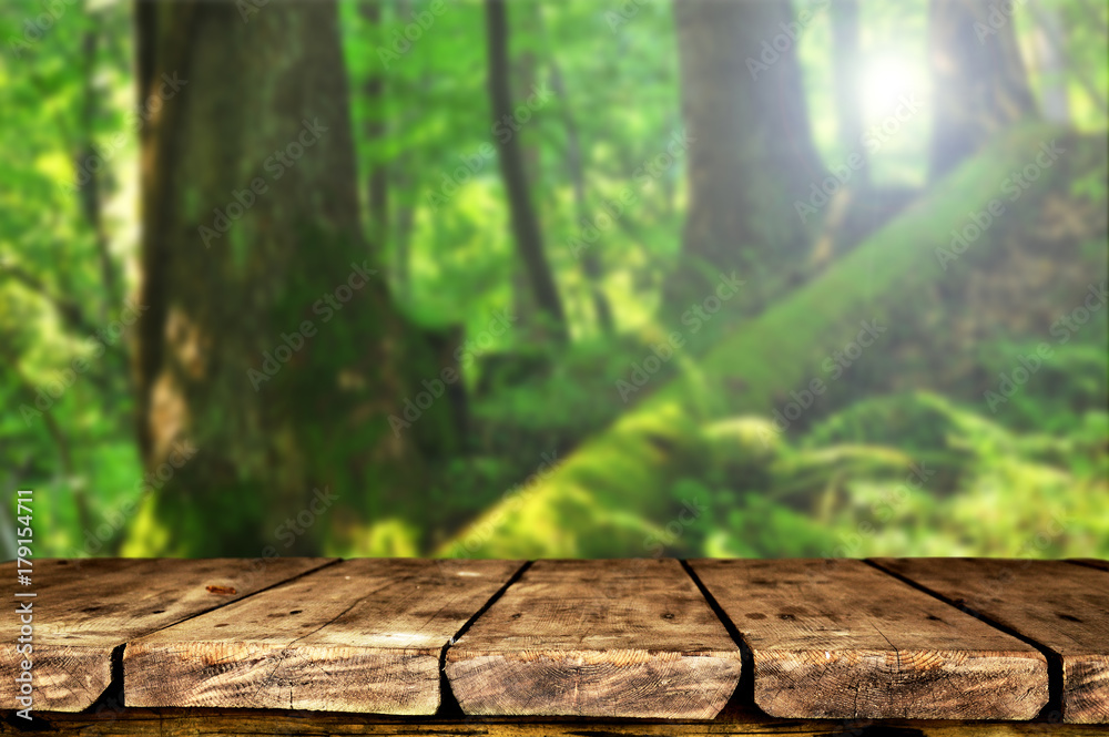 Wooden table background Stock Photo | Adobe Stock