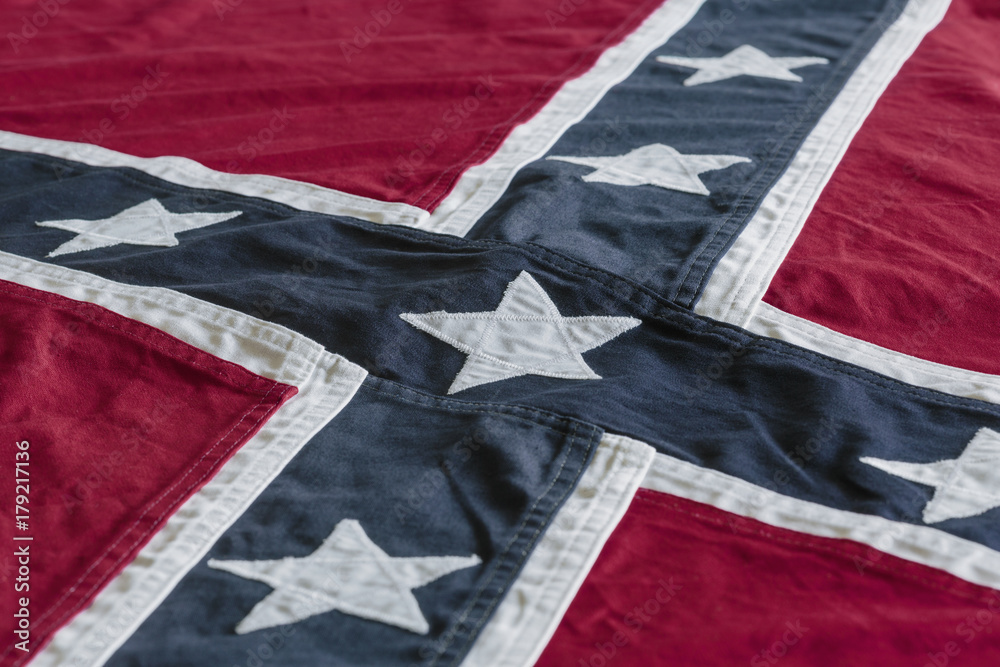 Rebel flag of the Confederate States of America Stock Photo | Adobe Stock