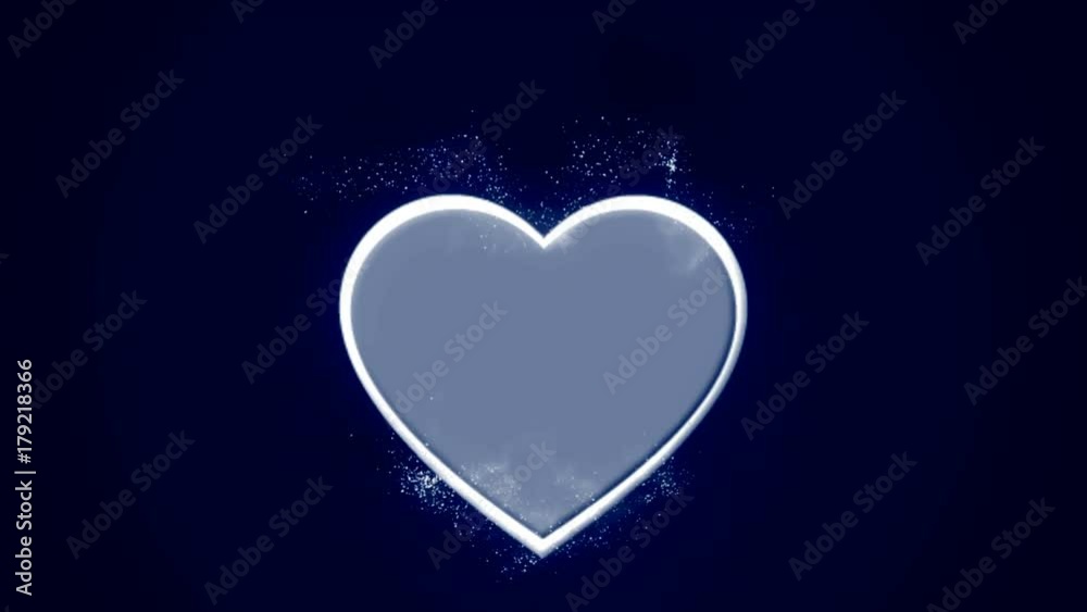 Valentine Heart Element with Transparency. You can change color. scale ...
