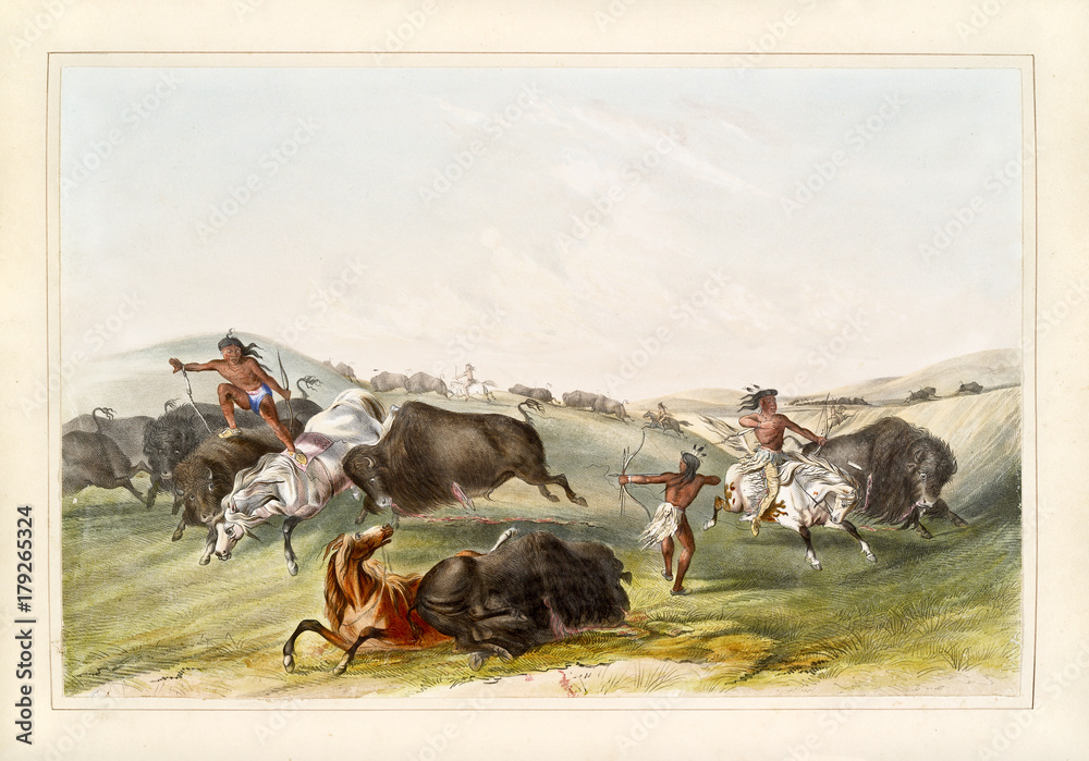 Native American Indians Hunting