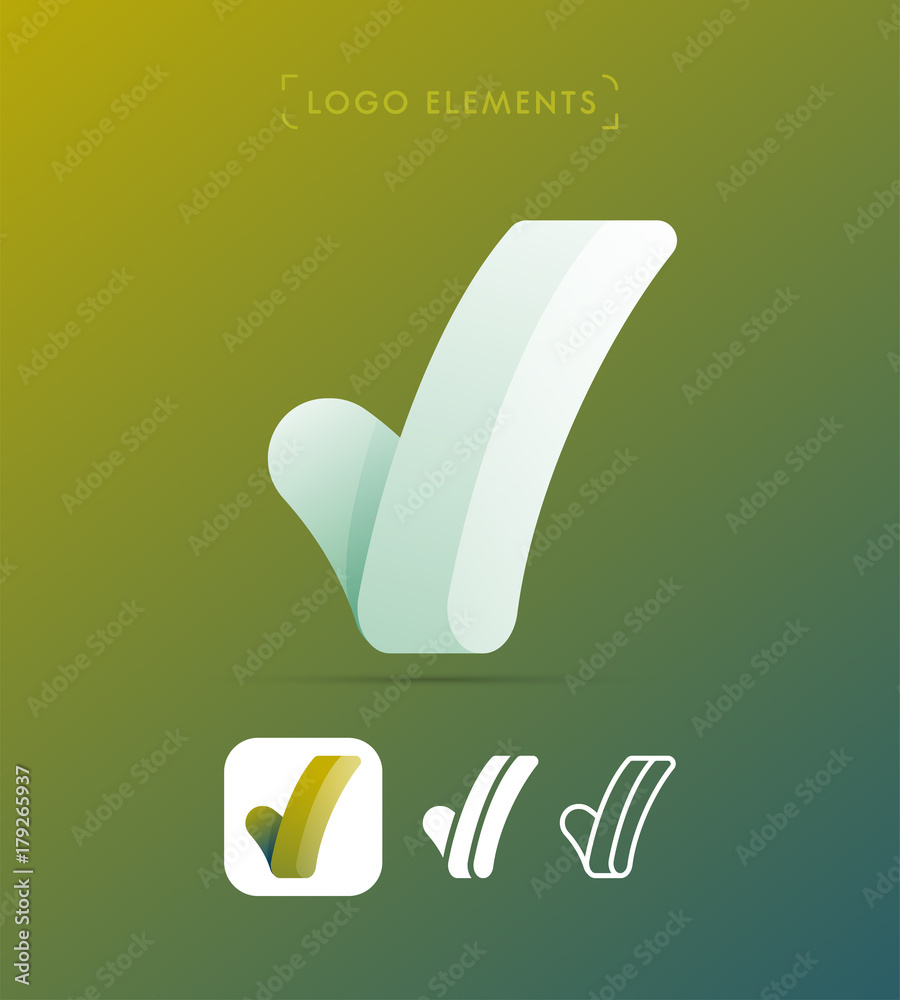 Origami paper letter v logo template. Vector material design, flat ...
