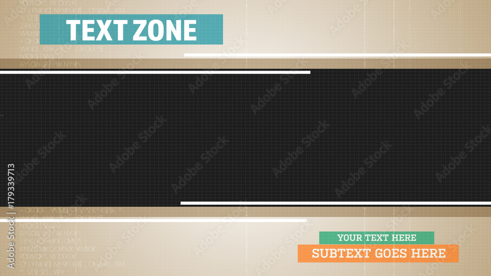 Sliding Letterbox Overlay Stock Template | Adobe Stock