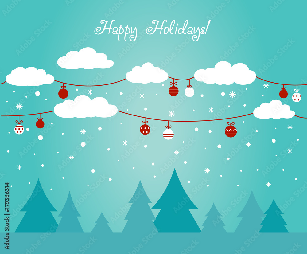 Winter Holiday Backgrounds