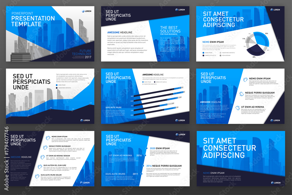 Business Powerpoint Presentation Templates With Infographic Elements 