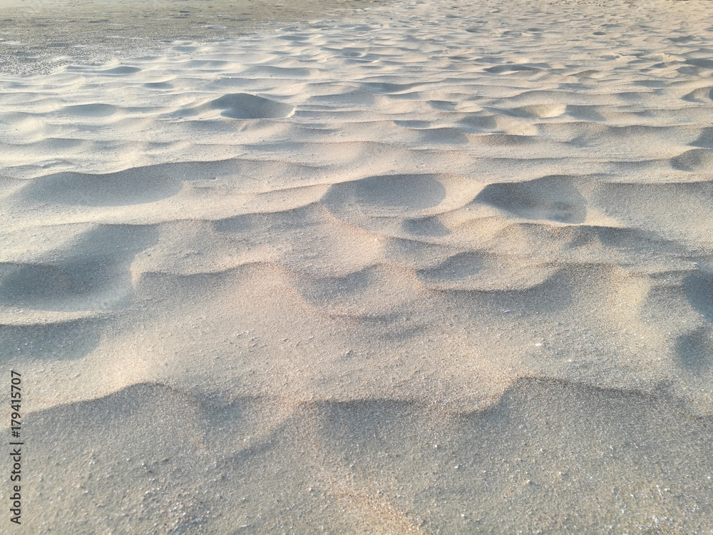 Sandy floor background. texture of gray sand on the beach Stock Photo ...