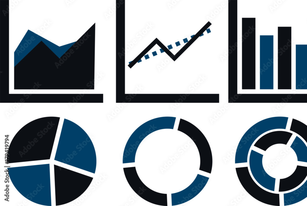 icon, illustration, symbol, sign, chart, info graphic, icon, pie chart ...