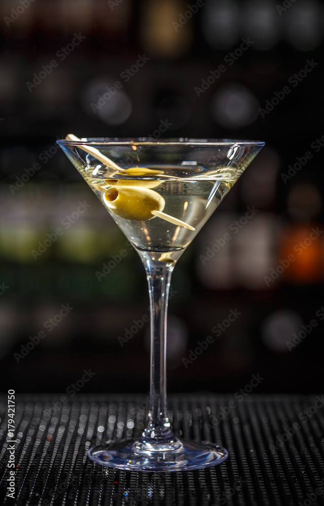 Close up of martini cocktail Stock Photo | Adobe Stock