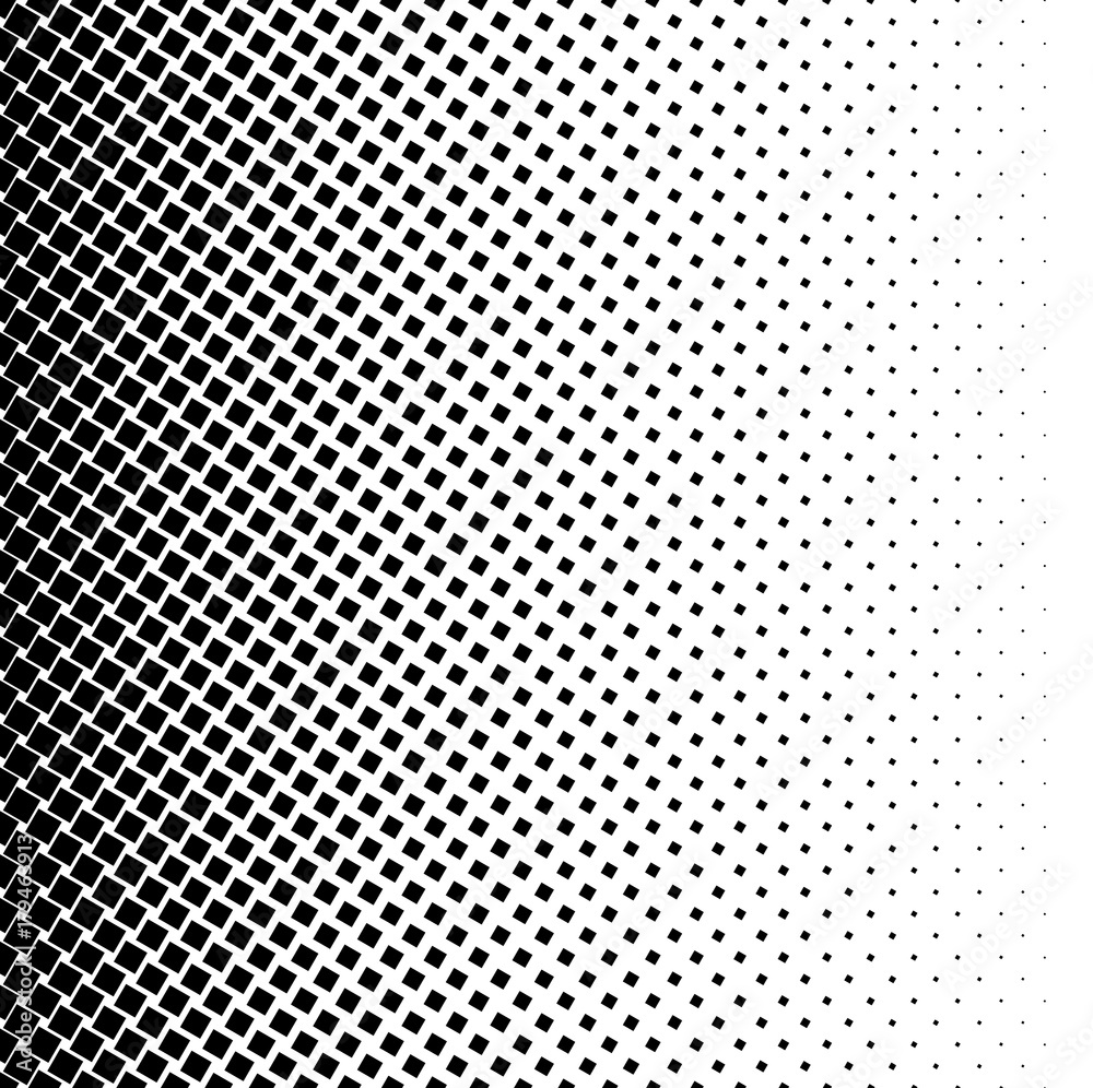 Halftone square dot vector texture. Halftone pattern tone background ...